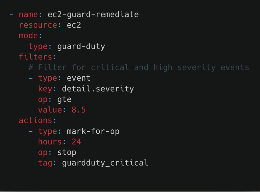 AWS GuardDuty + Stacklet